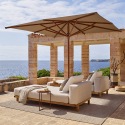 Tribù ECLIPSE WOOD Sonnenschirm 300 x 300 cm